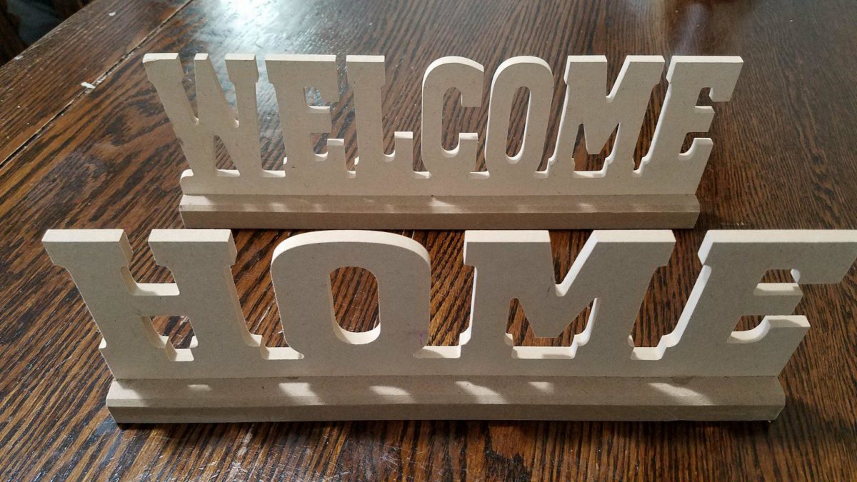 Embossed Word Home Decor * I fill life